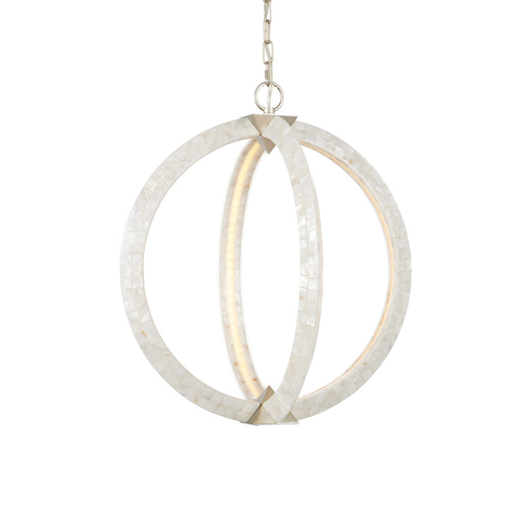 Currey & Company Arietta White Orb Chandelier | Wayfair